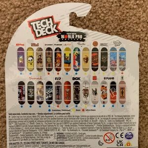 Tech Deck | Toys | Tech Deck Fingerboard Skateboard World Pro Series ...
